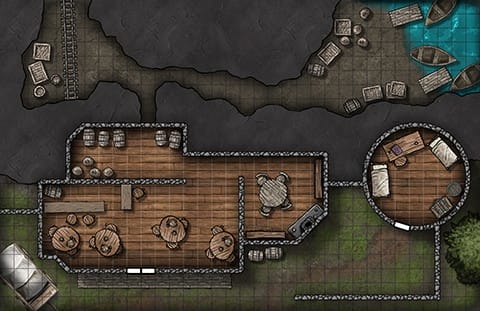 dnd mine map: Ideal for Combat and Exploration